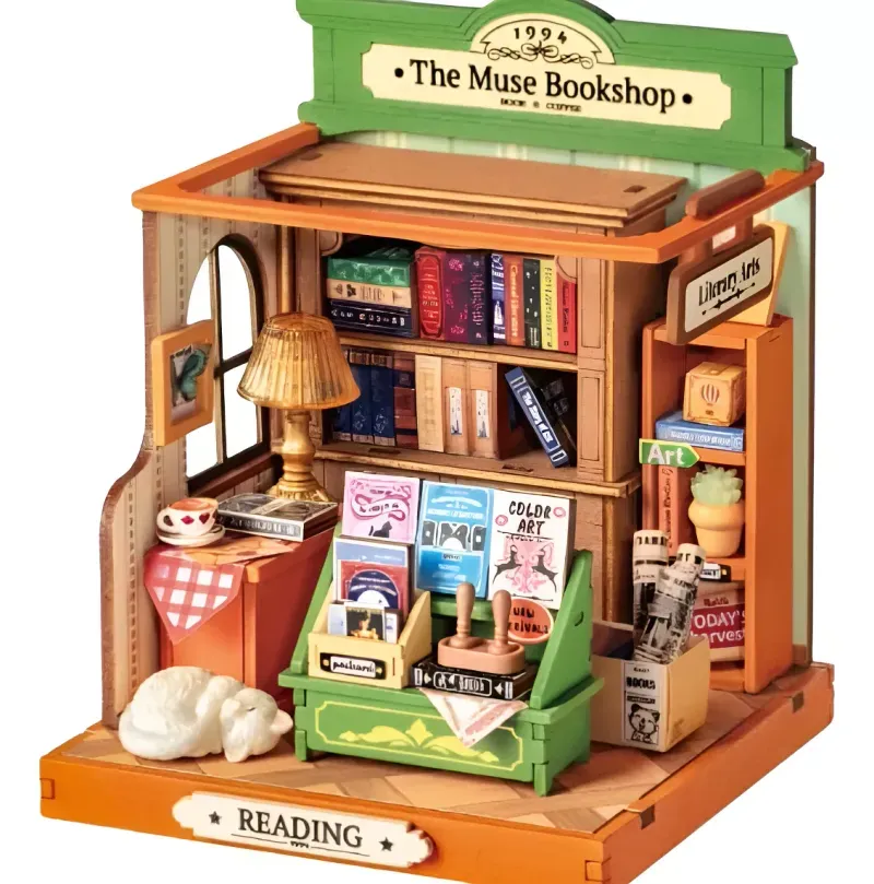 Robotime Puzzle 3d La Librería Muse Ds040 Rolife - Kinderland